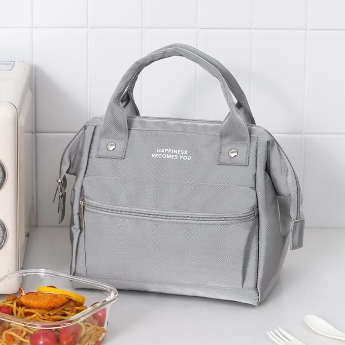 SAC ISOTHERME,gray-China-small--Sac à Lunch Portable grande capacité ...