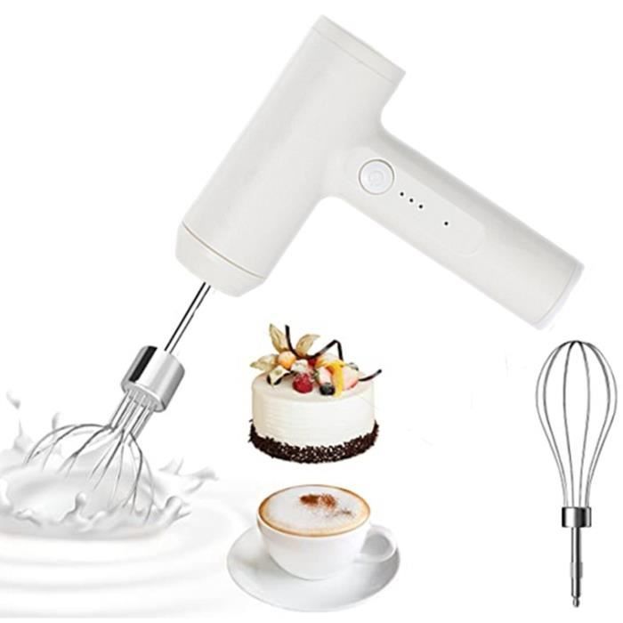 Batteur à main - ZGEER - Rechargeable par USB - 3 vitesses - Turbo ...