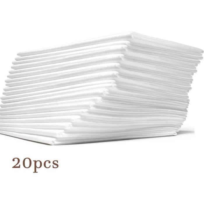 20 Packs Nappes Jetables, Nappes Résistant Aux Taches Jetables ...