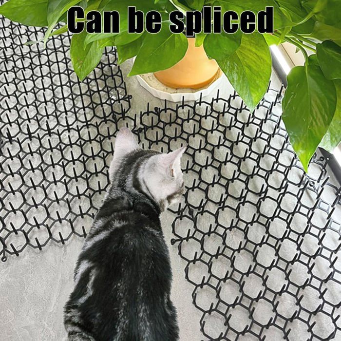 Tapis anti-chats, tapis anti-chats à picots, barrière extérieure pour ...