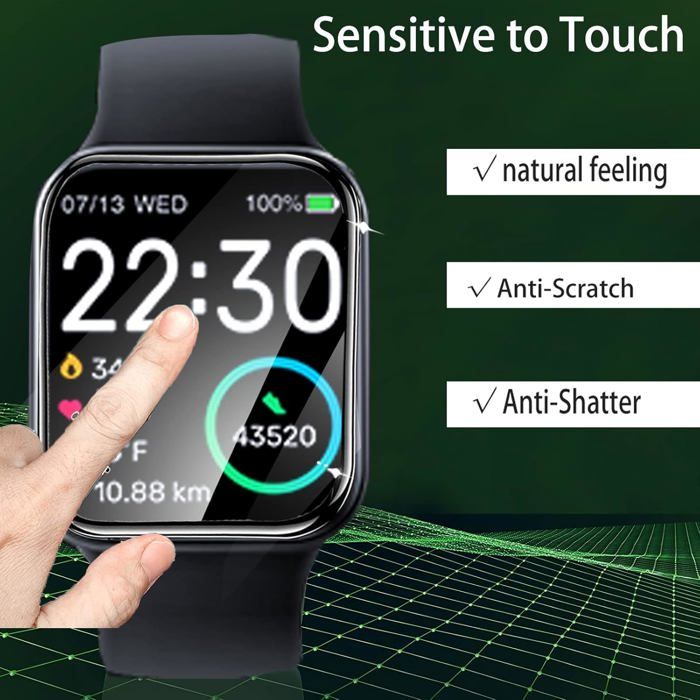 Protection d'écran pour montre intelligente - TRAHOO - Lot de 3 ...