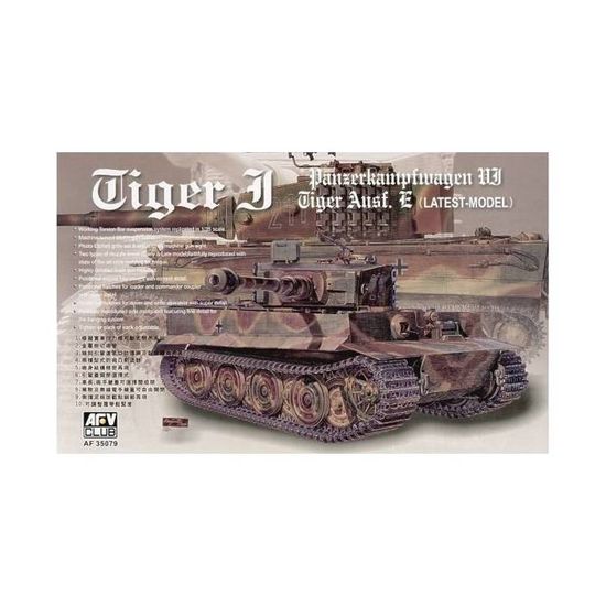 AFV CLUB - Maquette Char Sd.kfz.181 Tiger I Ausf.e (latest Model) |afv ...