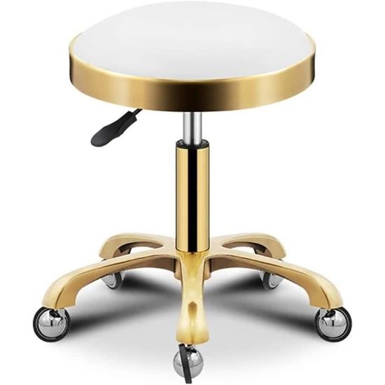 WEYE-Tabouret De Bureau avec Dossier, Hauteur Réglable 45-60cm Chaise ...