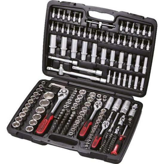 Coffret de douilles - KS TOOLS - Chrome mat - 179 pcs - Acier - Gris - Cdiscount Bricolage