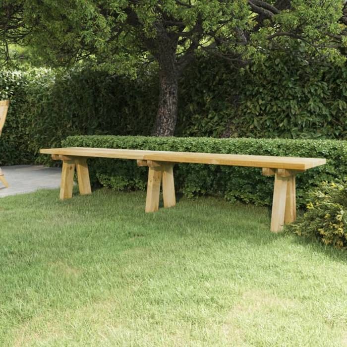 Banc de jardin-banc de patio - résistante à l'eau - 220 cm bois de pin ...