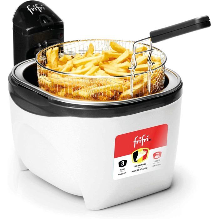 Friteuse ronde 3L - HOLISANE - 3200W - Zone froide - Sécurité brevetée ...