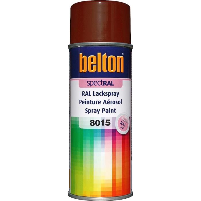 RAL 8015 BRUN CHATAIGNE Mat (BELTON) (Bombe peinture 400 ml) - bombe ...