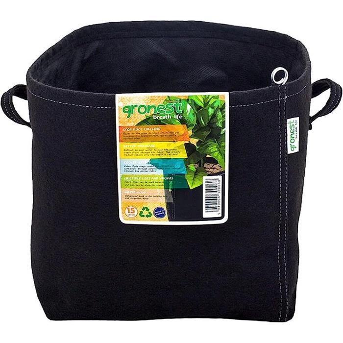 Pot En Géotextile Gronest 15L Double Paroi[H7605] - Cdiscount ...