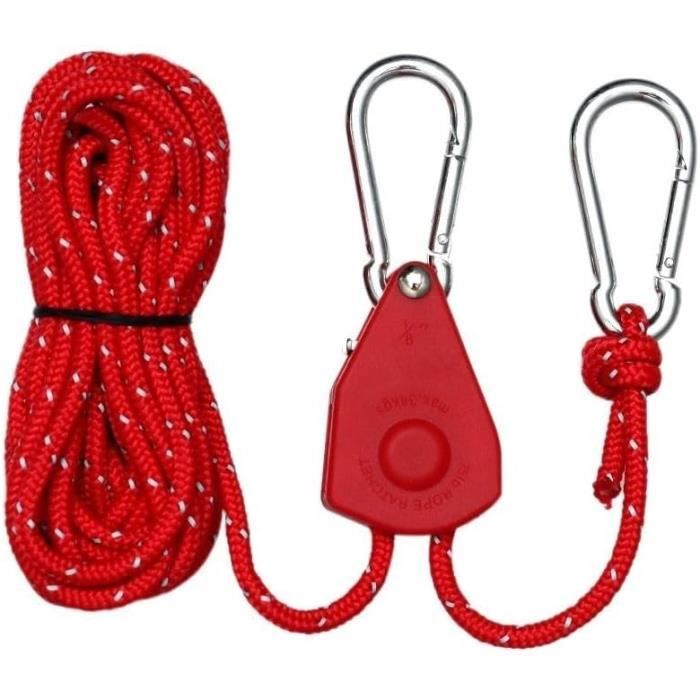 4M Longueur En Acier Inoxydable Nylon Réglable Corde Attache Boucle ...