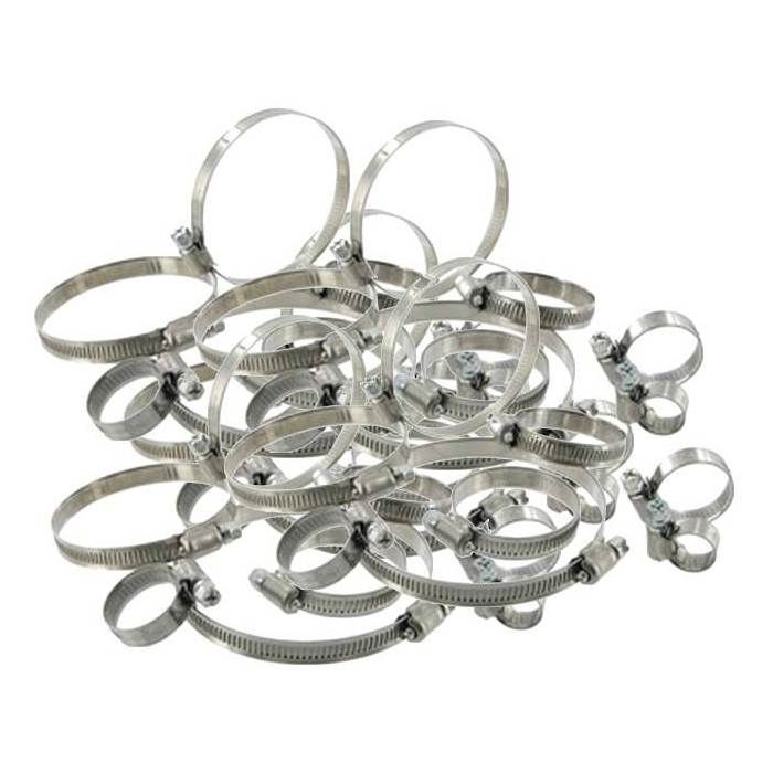 COLLIERS DE DURITE BANDE INOX type SERFLEX ASSORTIMENT 60 COLLIERS ...