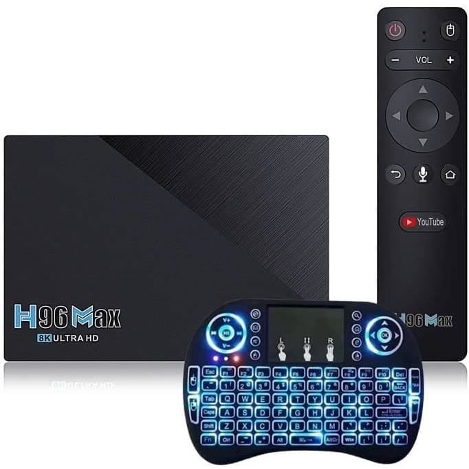 Android 11.0 TV Box, 8 Go De RAM-128 Go De ROM RK3566 Quad-Core Support ...