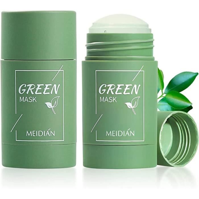 Masque Solide au Thé Vert pour l'Acné et les Points Noirs - Green Mask ...