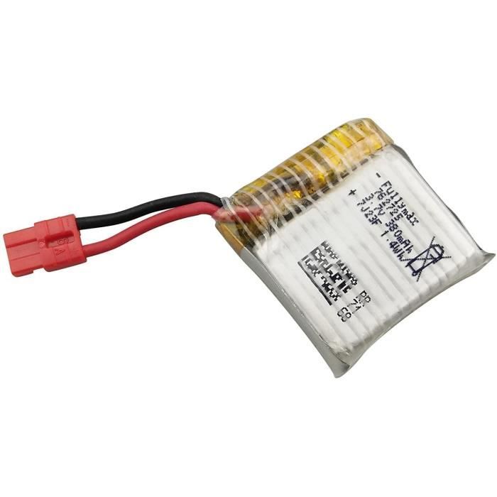 Batterie Li-Po 3.7V 380mAh - YUNIQUE FRANCE - Syma X21 X21W X26 D15 ...