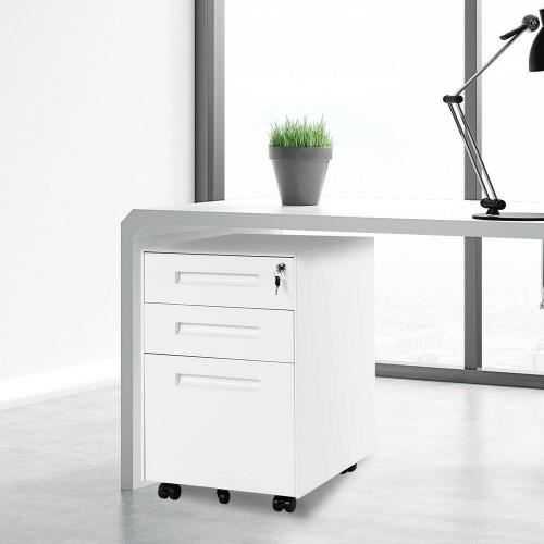 Conteneur de bureau avec 3 tiroirs conteneur mobile avec tiroirs idéal ...