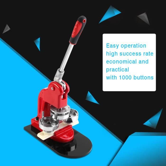 GAR® Machine à Badge, Machine à Badges avec 5.8cm de Badge Presse à ...