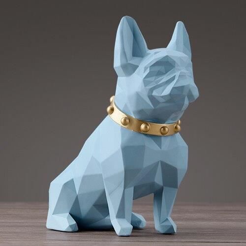 Statue deco,Statue de chien en résine d'art moderne, décoration de ...
