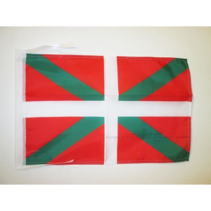 Drapeau Pays Basque 45x30cm - basque Haute qualité - Cdiscount Maison