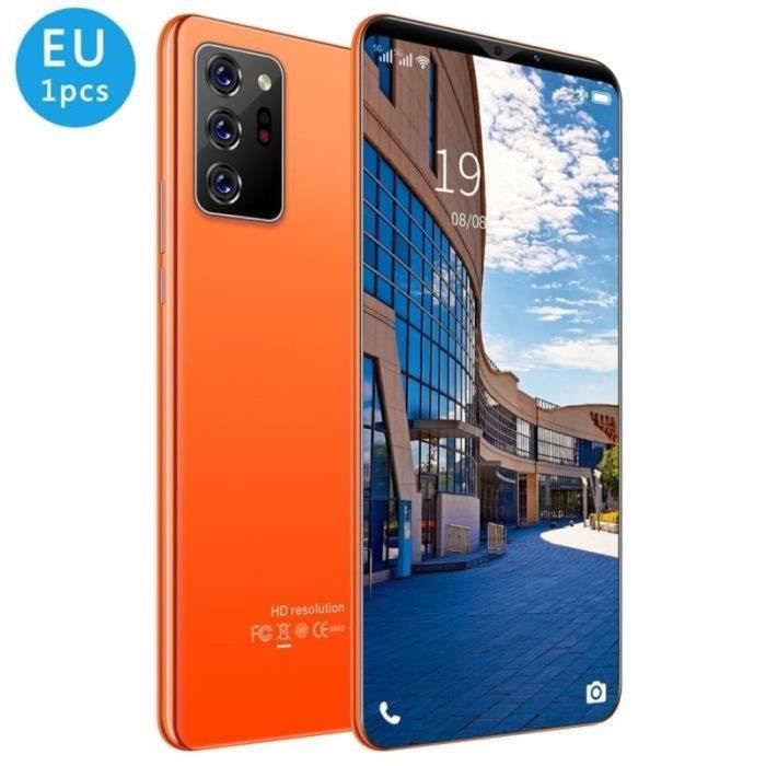 SMARTPHONE Smartphone déverrouillé Note30 Plus - Orange - Écran 61 po ...