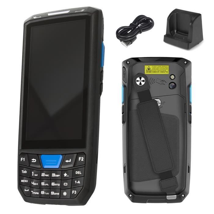 Scanner de codes-barres QR/EAN PDA - Android 8.0, écran 3.5" WiFi, 4G ...