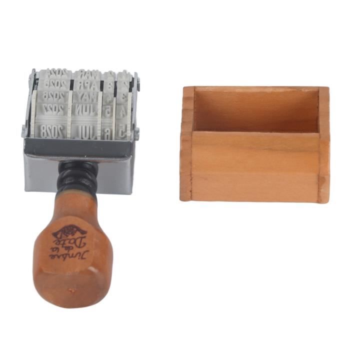 Cachet de cire date, caoutchouc auto-encreur Date timbre bureau poignée ...