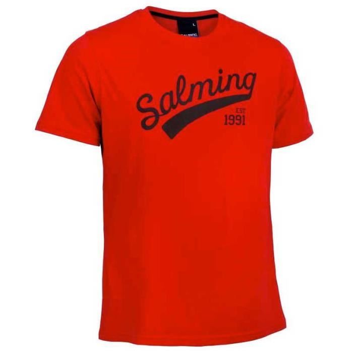 T-Shirt Homme Salming Logo S/s - Rouge - Multisport - Manches courtes ...