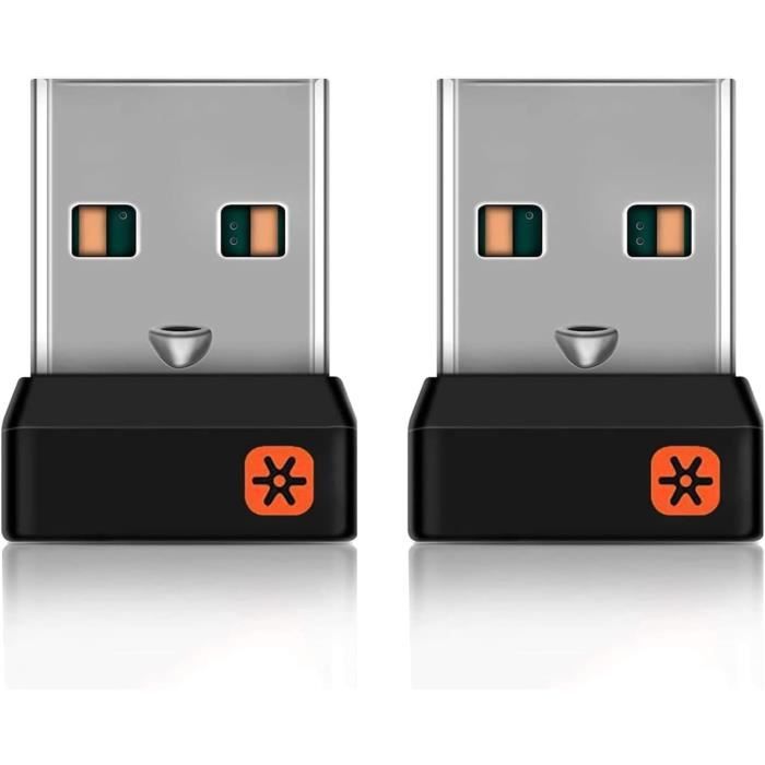 Nornward Lot De 2 Adaptateurs Récepteur Bluetooth Sans Fil Usb Vers Usb 2,4 Ghz Ultra Stable ...
