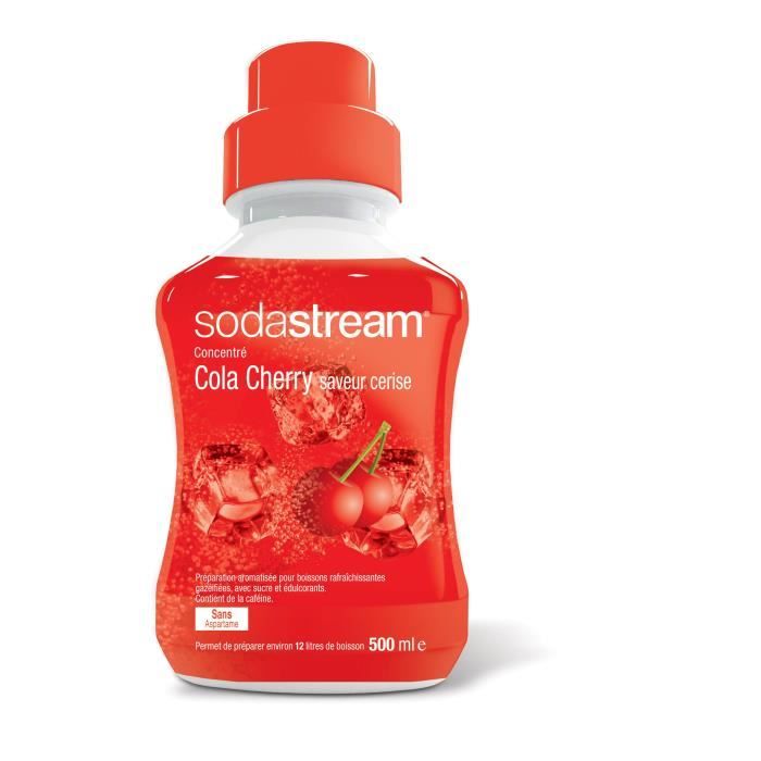Concentré SODASTREAM cola cherry cerise 500 ml - 30049838 - Cdiscount ...