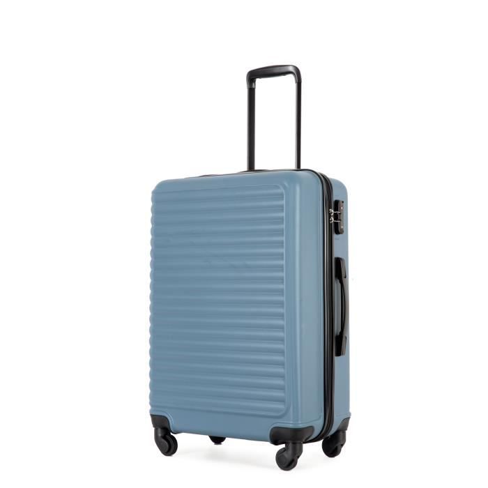 Valise à coque rigide-Matériau ABS-Serrure douanière TSA-78*52*30-Bleu ...