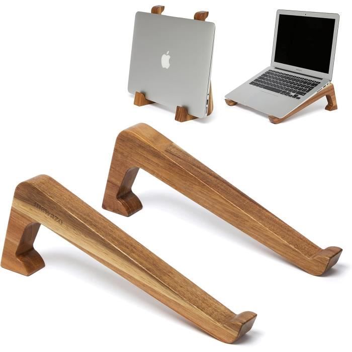 Support D'Ordinateur Portable En Bois Pour Bureau, Ultra Stable Pour ...