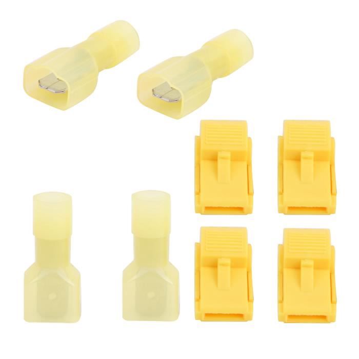 YOSOO kit d'assortiment de bornes Kit d'assortiment de connecteurs de bornes électriques à ...