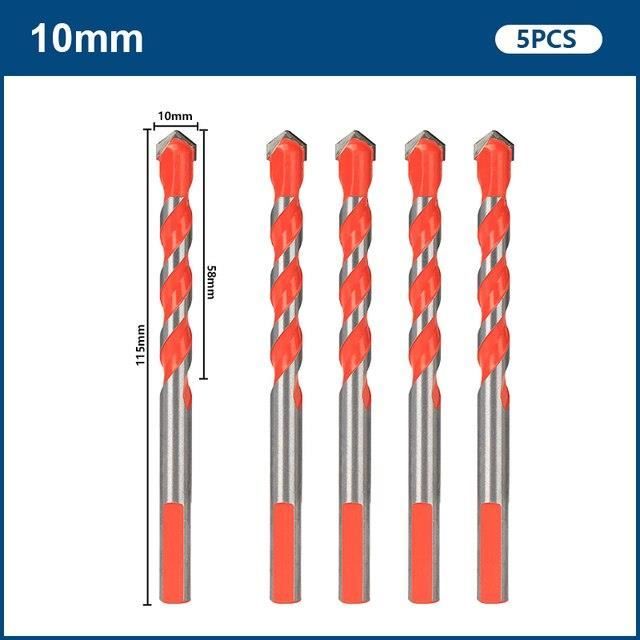 Foret Triangulaire Multifonctionnel YWEI - ENCLUME 5pcs 10mm pour ...