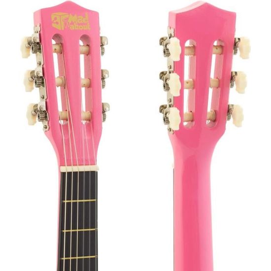 Ma-Cg06 Guitare Classique 1-4 Rose – Guitare Espagnole Colorée Avec Sac ...