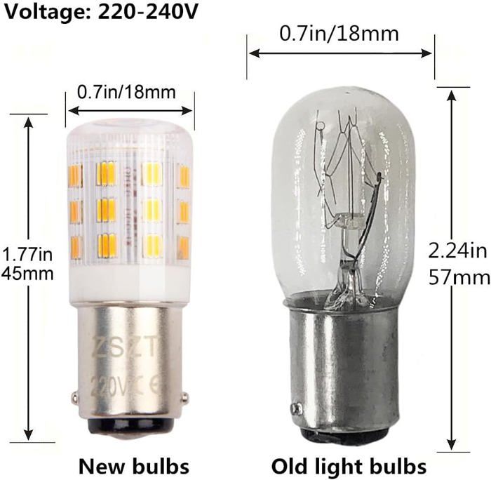 BA15D Ampoule LED 5W 220V Blanc Chaud 3000K Double Culot baillonnette ...