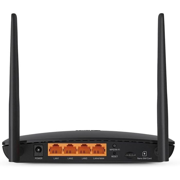 Routeur Wi-Fi 4G LTE, AC1200 Mbps, dual band, 3 ports LAN, 1 LAN/WAN, 2 ...