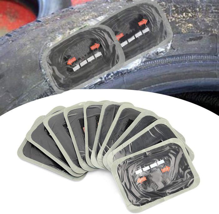 Patch de réparation de pneu 10 pièces, patch de réparation de crevaison ...