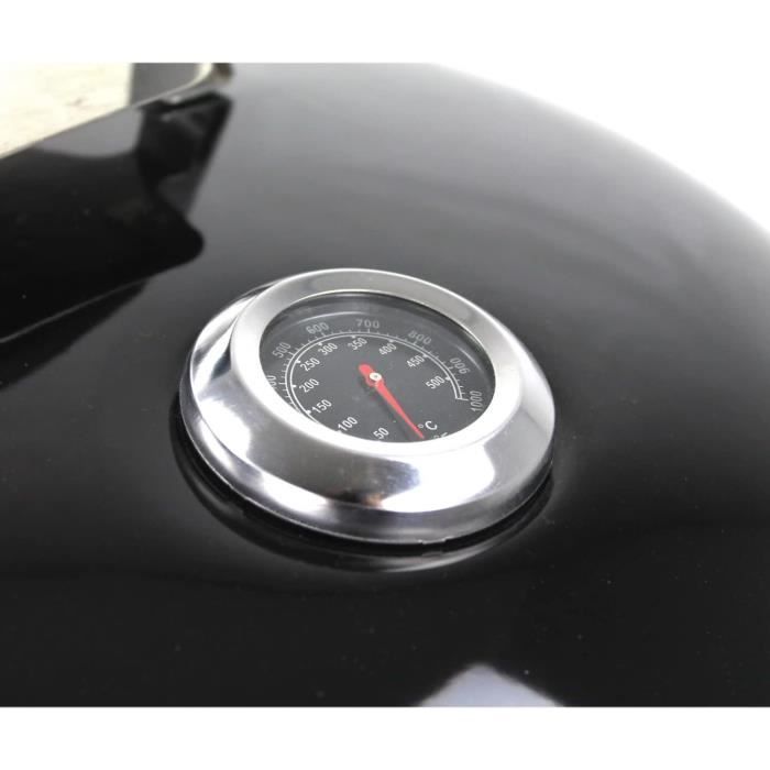 MasterCook Barbecue à charbon de bois Diamètre grille 57 cm Barbecue ...