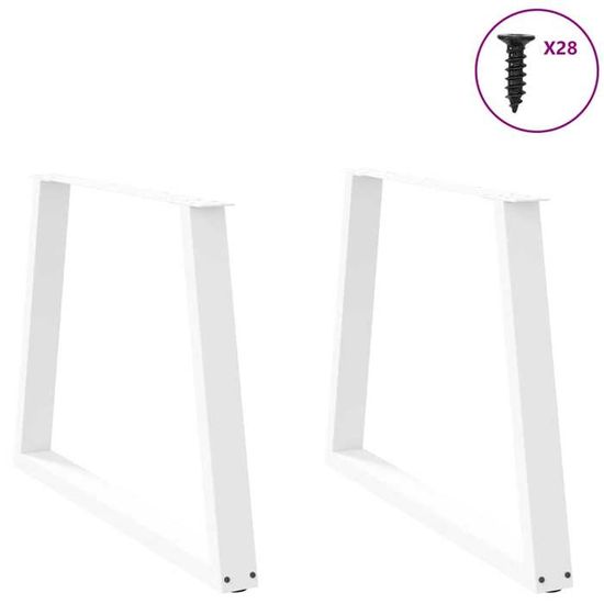 Support de table-Pieds de table - VENTE-FLASH - à manger en forme de V ...