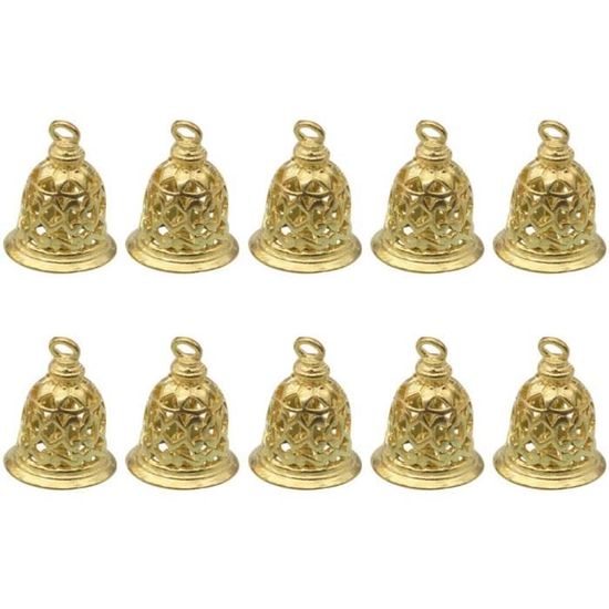 Lot de 10 mini clochettes Liberty en laiton doré pour fabrication de ...