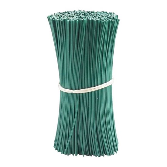 10 cm - Vert (100pcs) - 100 attaches de câble de jardinage Oblate, fil ...
