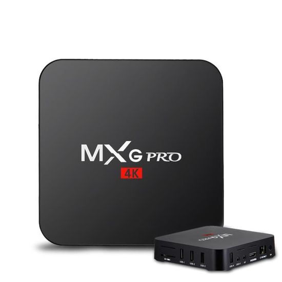 TV Box Amlogic S905X Quad Core 4K Reseau HD STB Android 9.0TV BOX ...