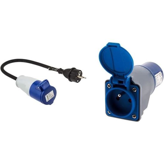 Eceec 40 Cm Adaptor Cable Schuko Plug To Cee Socket & Zenitech ...