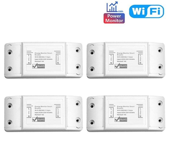 Tuya Smart Wifi Switch Mini Smart Breaker Smart Life Télécommande Sans