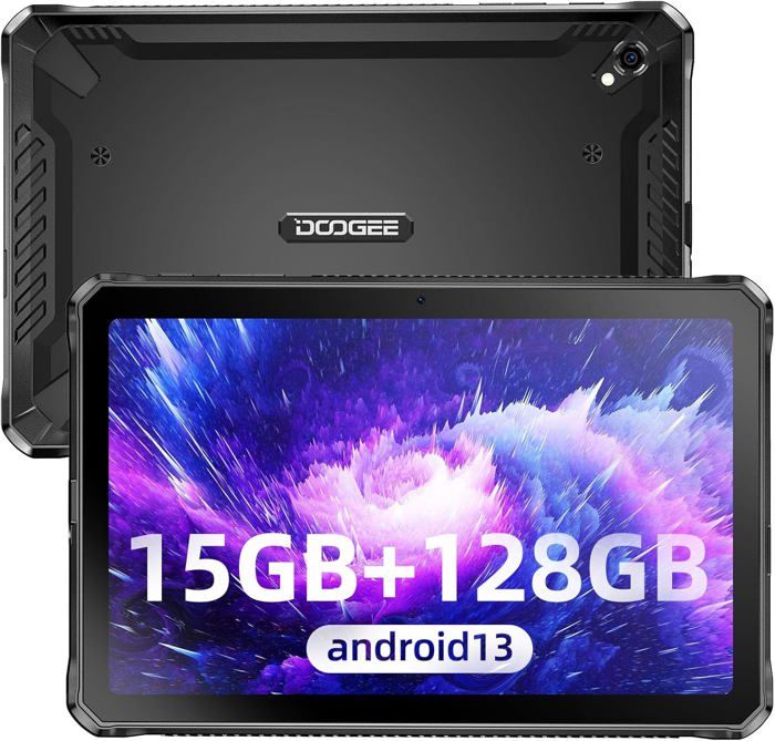 R10 Tablette Incassable,Helio G99 Octa Core,10.36'Fhd 2K,Robuste,15Go ...