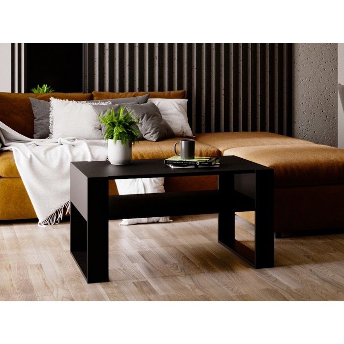 Table basse - design moderne rustique - table de salon - table d ...