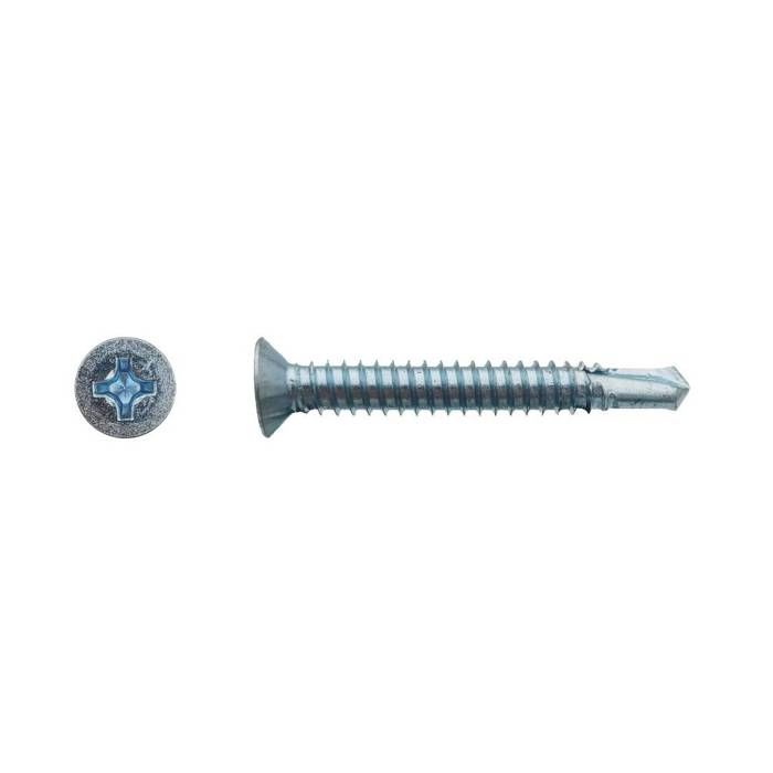 500 Vis Autoperceuses Tête Cylindrique Phillips 4.2 x 38 mm - DIN 7504 ...