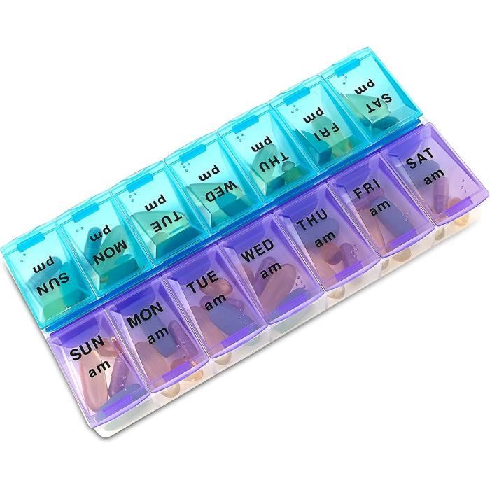 Pilulier Hebdomadaire, Deux Fois par Jour, 1 Pilulier Nouvelles ...