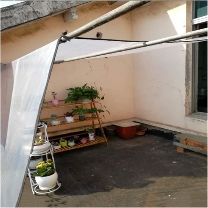 LIJINBO Bache De Protection,Bâche En Bois Imperméable Balcon Clair ...