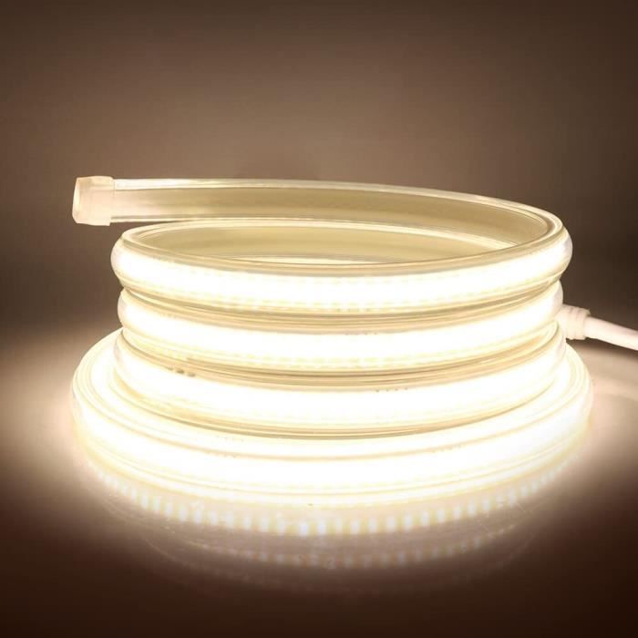 Ruban LED - Marque - Bande LED 220V avec Interrupteur IP65 Etanche ...