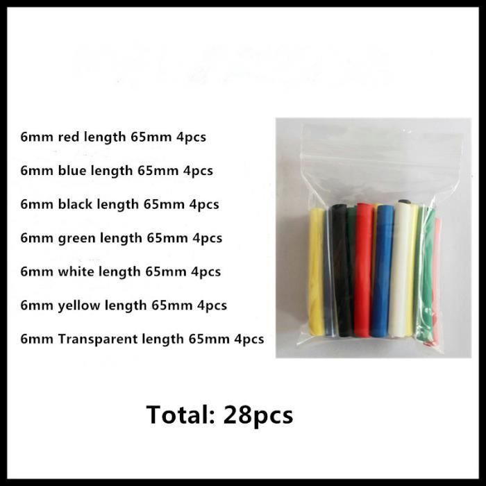 Tube thermorétractable,Boîte de tubes thermorétractables pour isolation ...