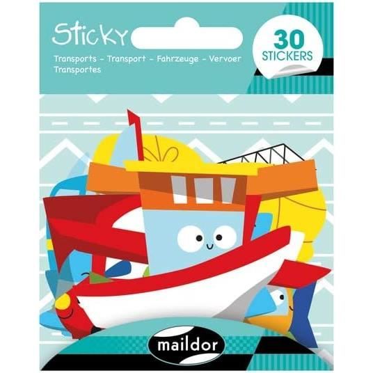 Ae179C - Un Sachet De Gommettes Sticky Comprenant 30 Gommettes De ...